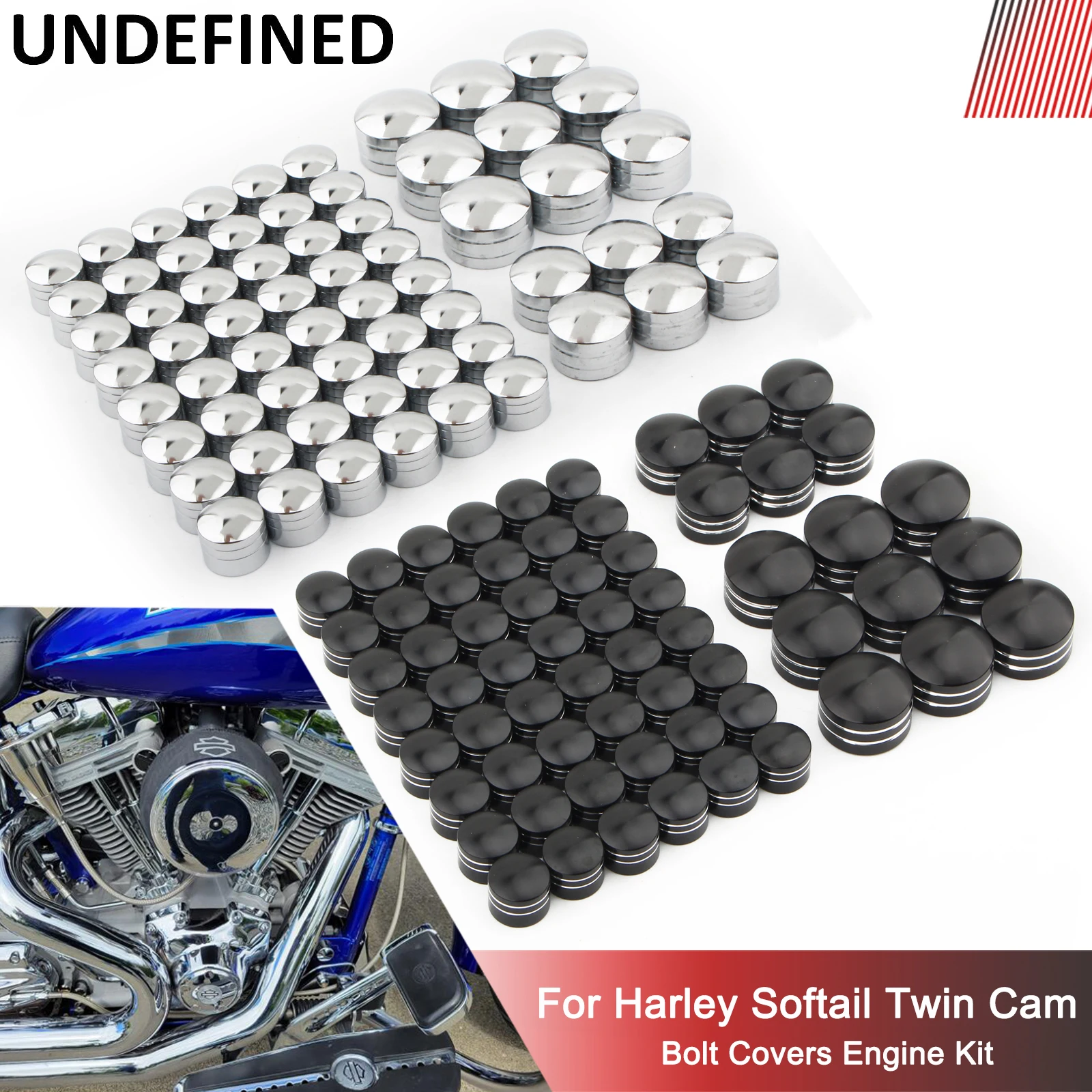 Bolt-Screw-Cover-for-Harley-Softail-2000-2006-Deuce-Classic-Fat-Boy ...