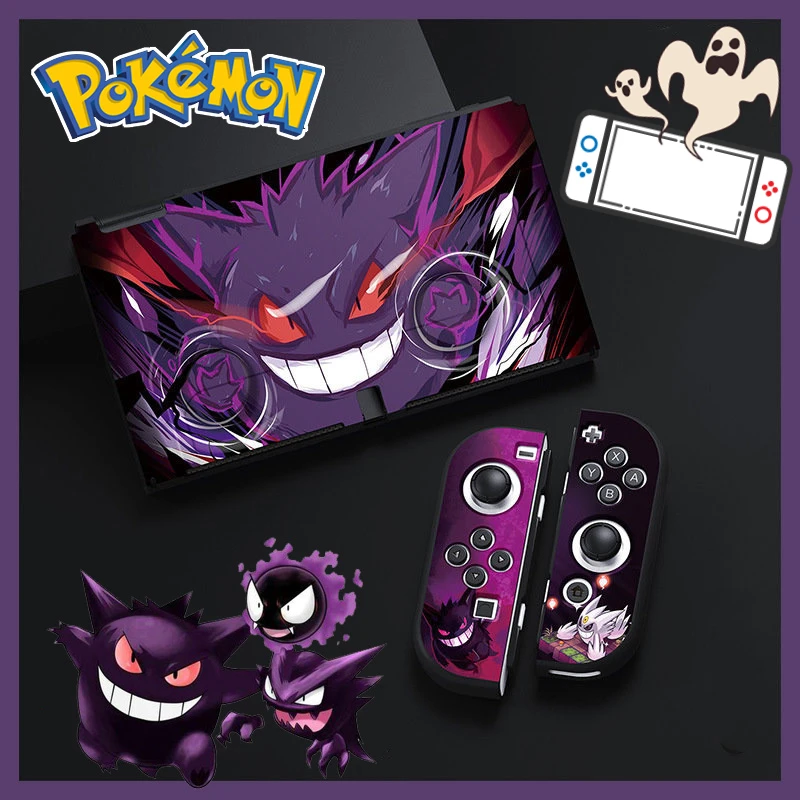 Pokemon Pikachu Gengar Tpu Soft Case Joycon Protective Shell Cover For ...