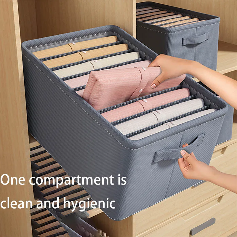 Jeans-Organizing-Box-Wardrobe-Clothes-Organizer-6-7-9-Compartments ...