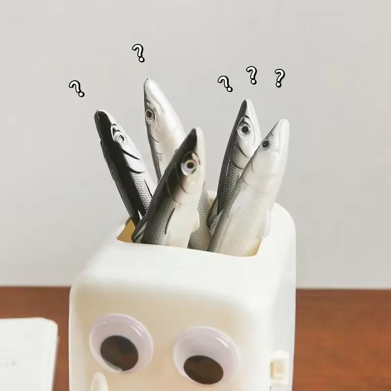 0.5mm Funny Salted Fish Ballpoint Pen - Realistic Black Ink Novelty ...