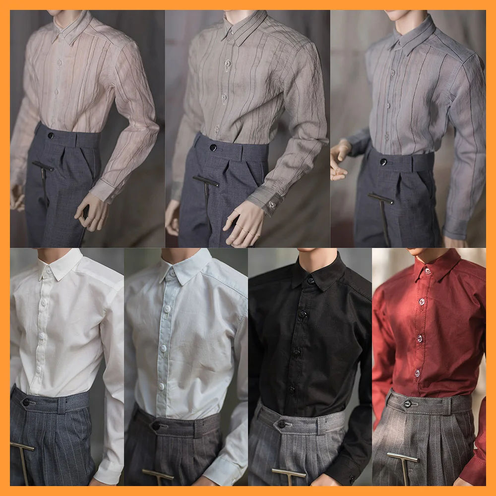Custom-made-BJD-Dolls-Uncle-Clothes-Casual-Loose-Irregular-Striped ...