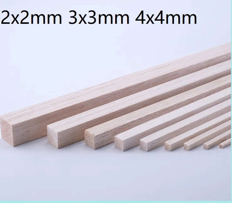 2mm-3mm-4mm-2x2mm-3x3mm-4x4mm-Balsa-strip-light-wood-bar-corkwood-stick ...