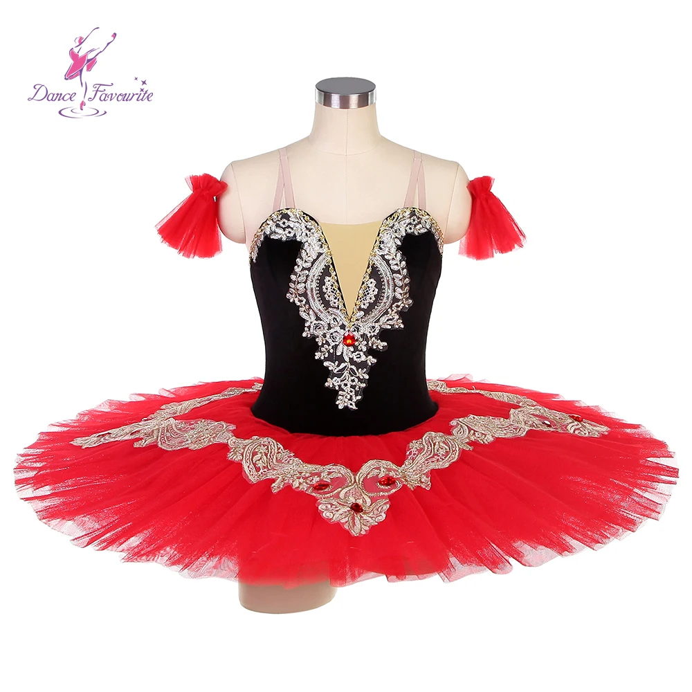 Dance-Favourite-Ballet-Tutus-BLL124-Black-bodice-with-red-tulle-tutu ...