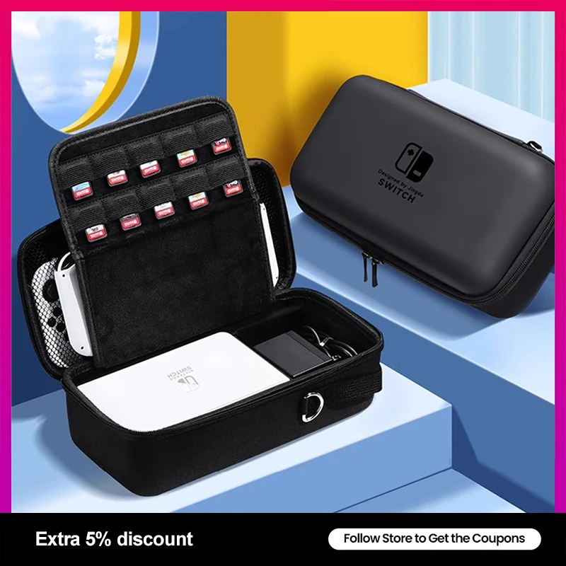 For-Nintendo-Switch-OLED-Lite-Storage-Bag-NS-Hard-Case-Box-Large ...