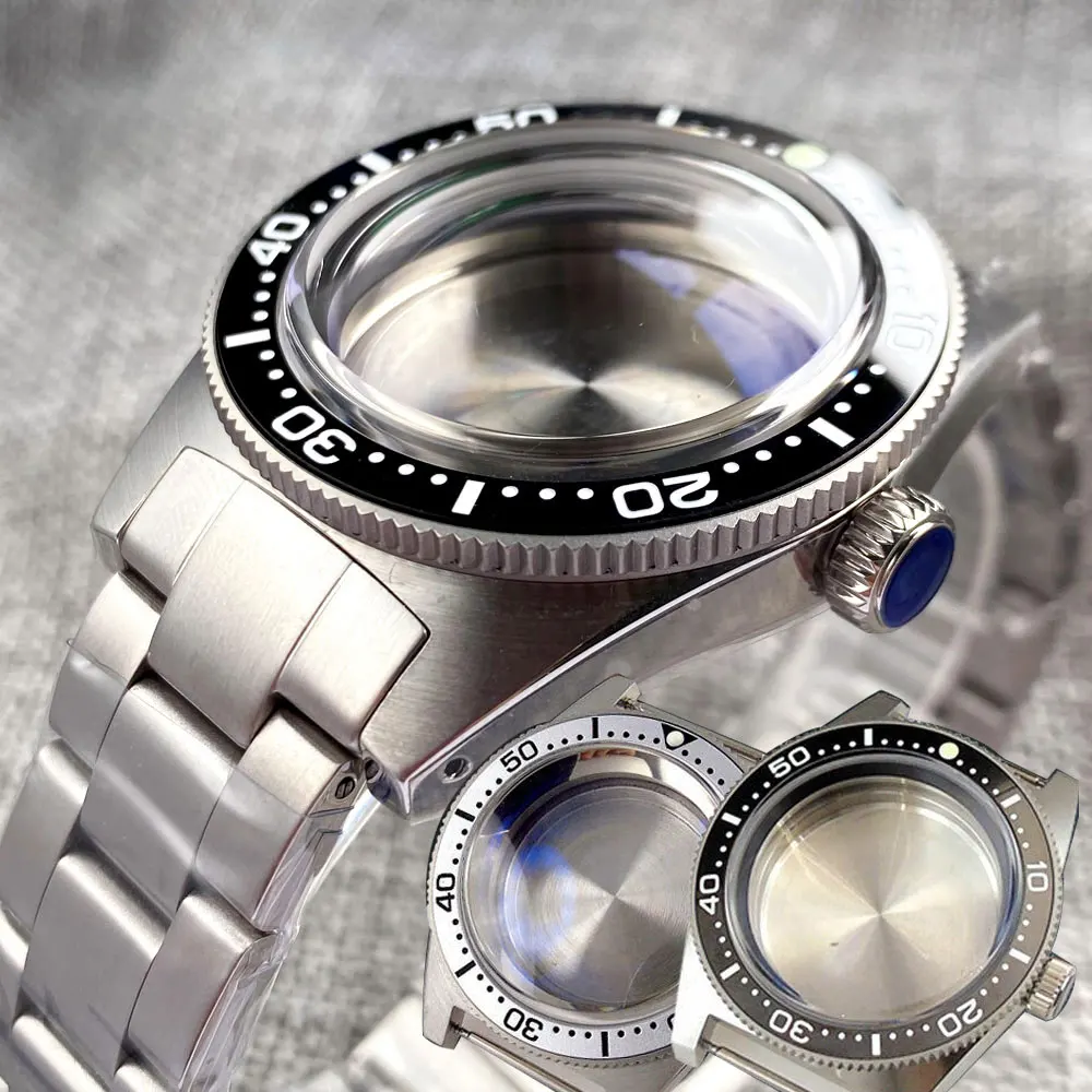 40mm-Sapphire-Glass-Watch-Case-Fit-NH34-NH35-NH36-ETA-2824-300M-Water ...