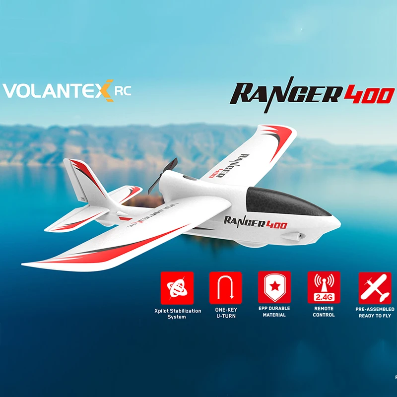 Ranger400 RC Plane 2.4GHz 3CH Glider Remote Control Airplane with ...