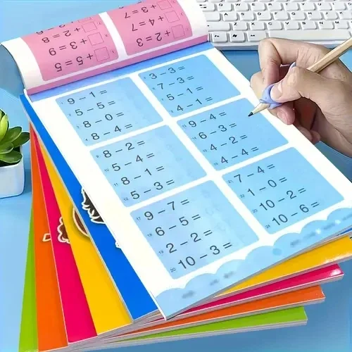 80-Pages-Children-Addition-and-Subtraction-Book-Learning-Mathematics ...