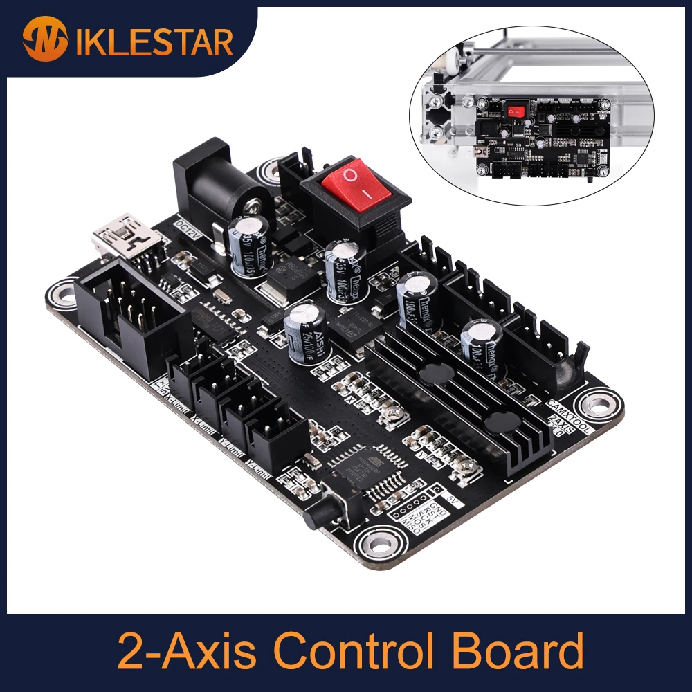 2 Axis Controller Cnc Laser Engraver Grbl Control Board Offline ...