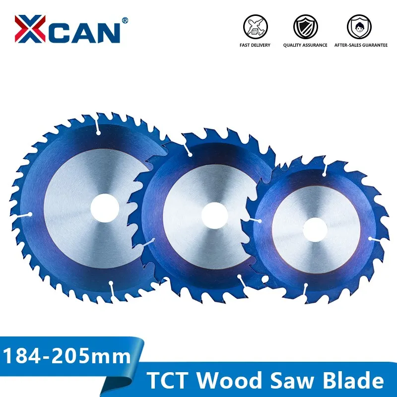 Xcan Circular Saw Blade Carbide Tipped Wood Cutting Disc 184/190/205mm ...
