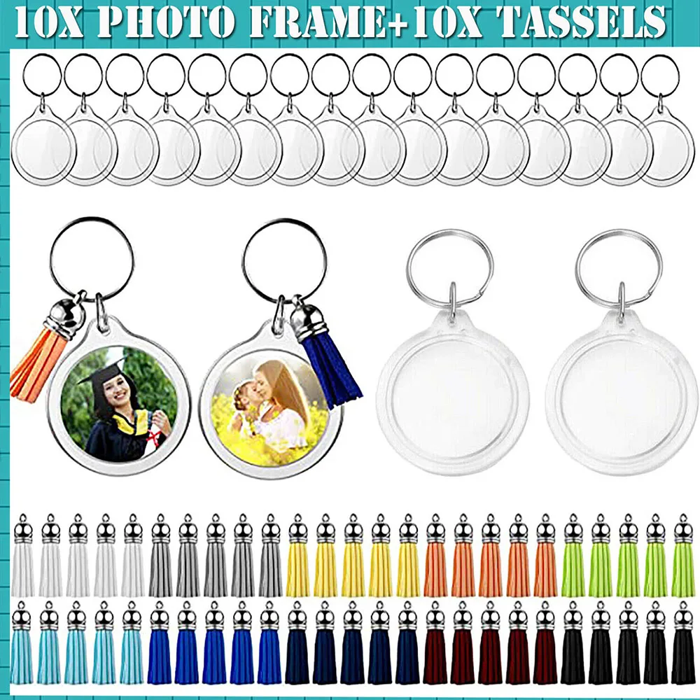 20pcs-Photo-Insert-Keychain-Clear-Acrylic-Picture-Keychains-Picture ...