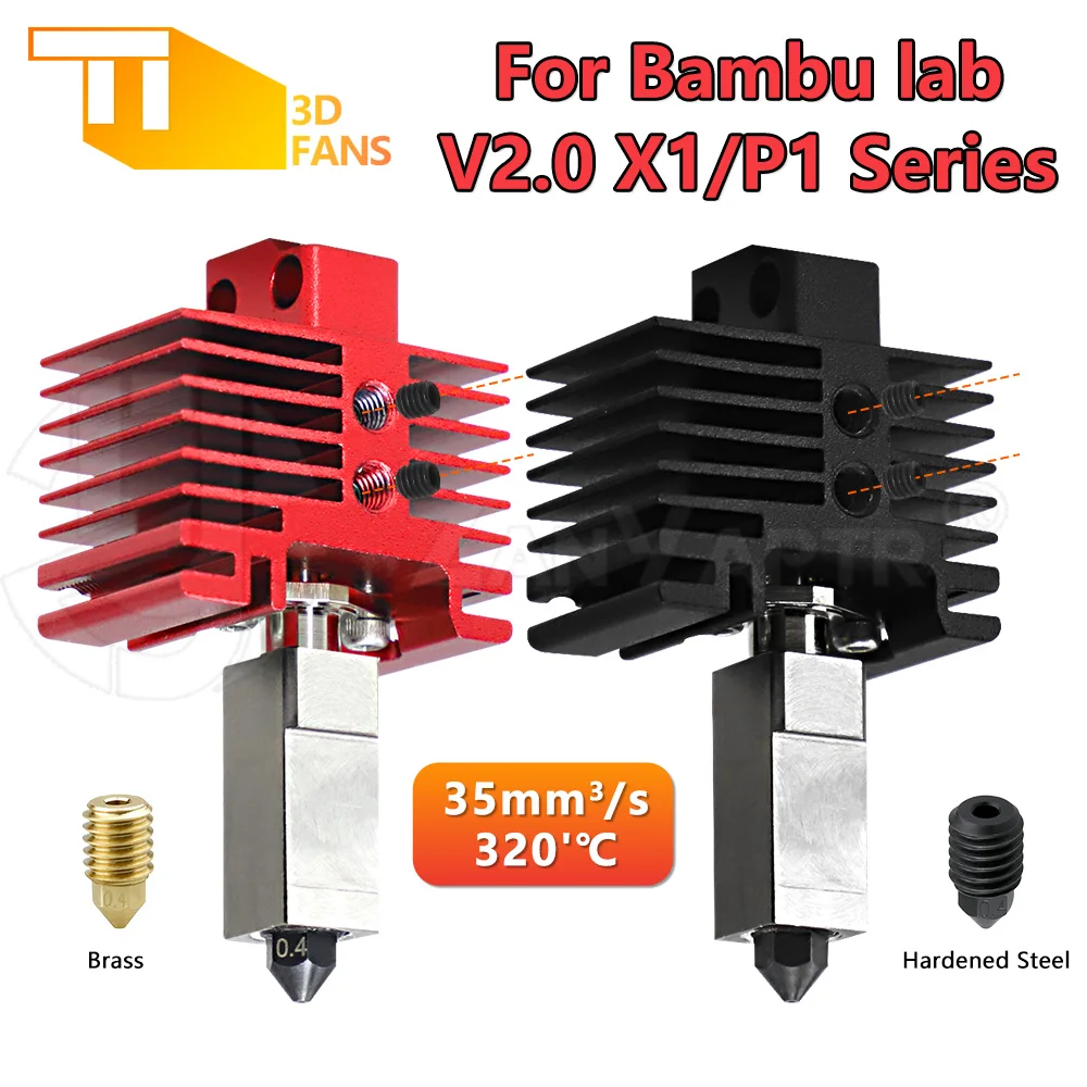 Para Bambu Lab p1p X1C P1S X1 V2.0 cabezal de impresión de extremo ...