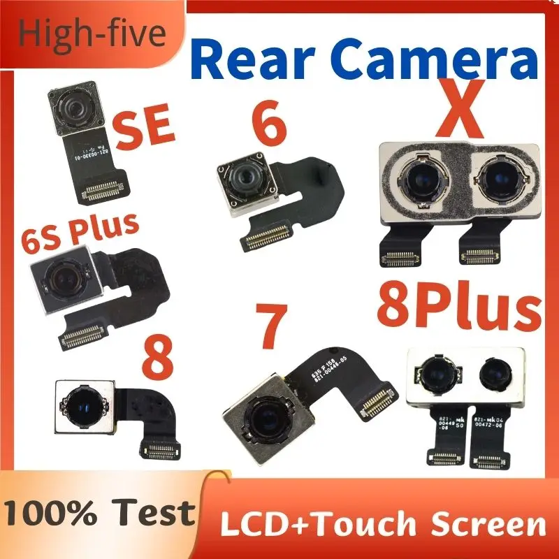 Original Back Rear Camera For iPhone SE 6 6S 7 8 Plus X SE 11 11promax ...