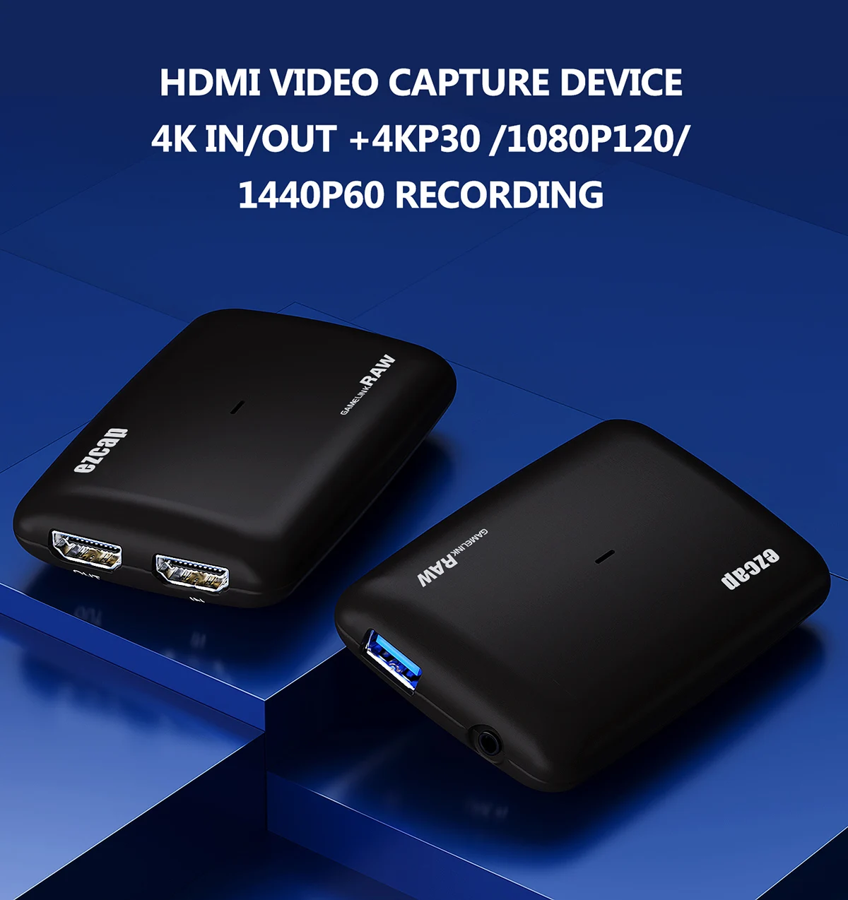 Ezcap321 4K 30 1080P 60FPS 120fps Full HD HDMI USB 3.0 Video Capture ...