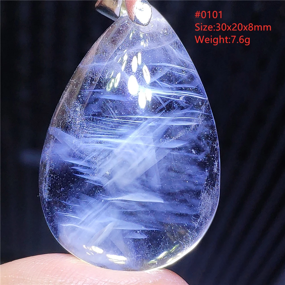 Blue Feather Rutilated Quartz | Rutilated Quartz Pendant | Feather ...