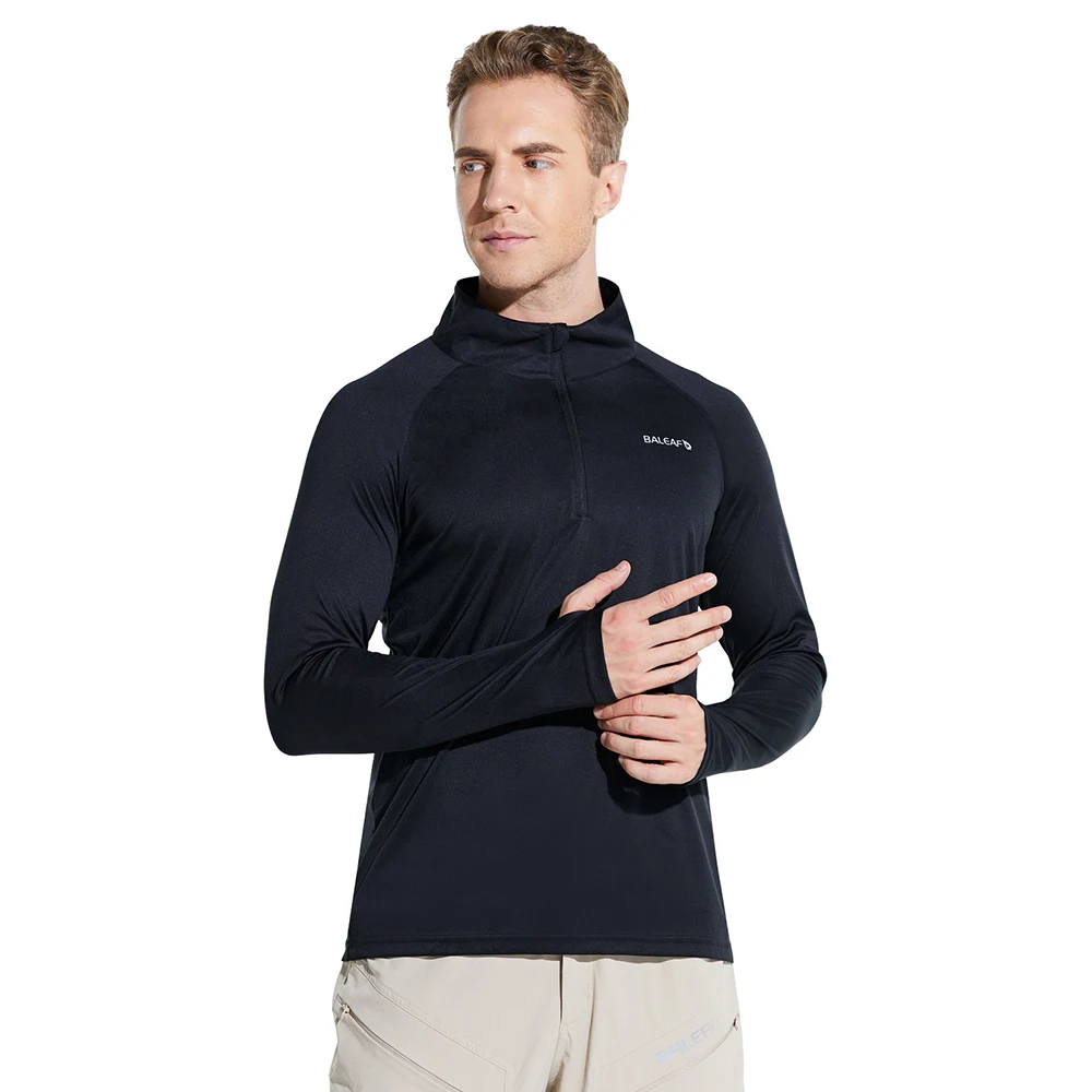 Baleaf-Men-s-Gym-Fitness-1-4-Zip-Pullover-UPF-50-Sun-Protection ...