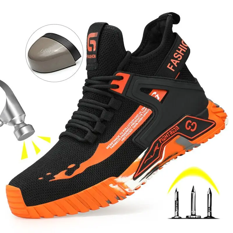 High-Top-Work-Boots-Men-Women-Steel-Toe-Safety-Shoes-Anti-Smash-Anti ...