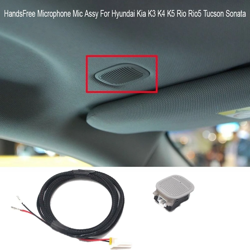 Handsfree-Microphone-Car-Mic-Assy-For-Hyundai-Kia-K3-K4-K5-Rio-Rio5 ...