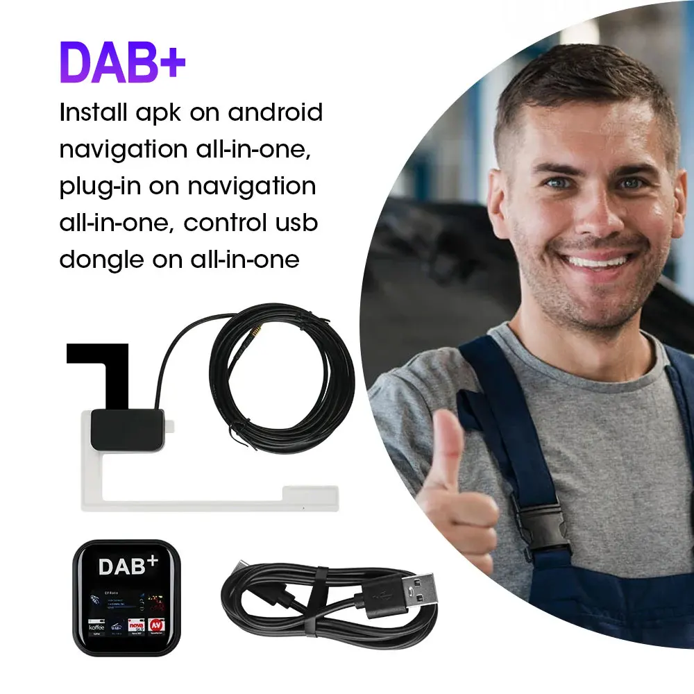 Car DAB+ Antenna with USB Adapter Universal Android Car Radio GPS ...