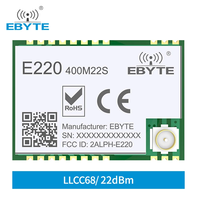 LLCC68-LoRa-433Mhz-Wireless-Module-470Mhz-22dBm-6km-Long-Range-EBYTE ...