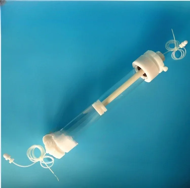 Medium pressure glass chromatography column with adapter 20mm diameter ...