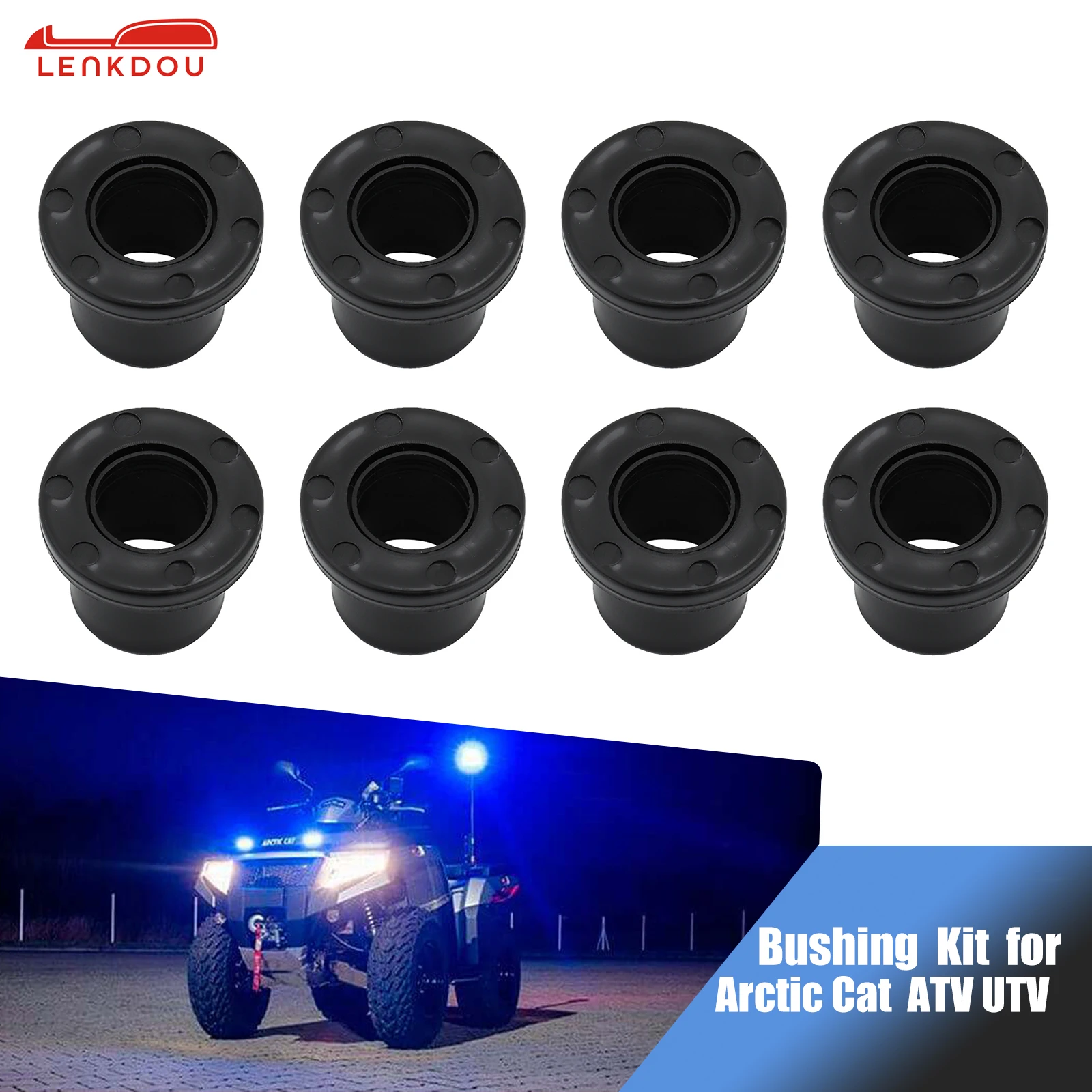 Front-Rear-Suspension-A-Arm-Bushing-Kit-For-Arctic-Cat-400-500-650-ATV ...