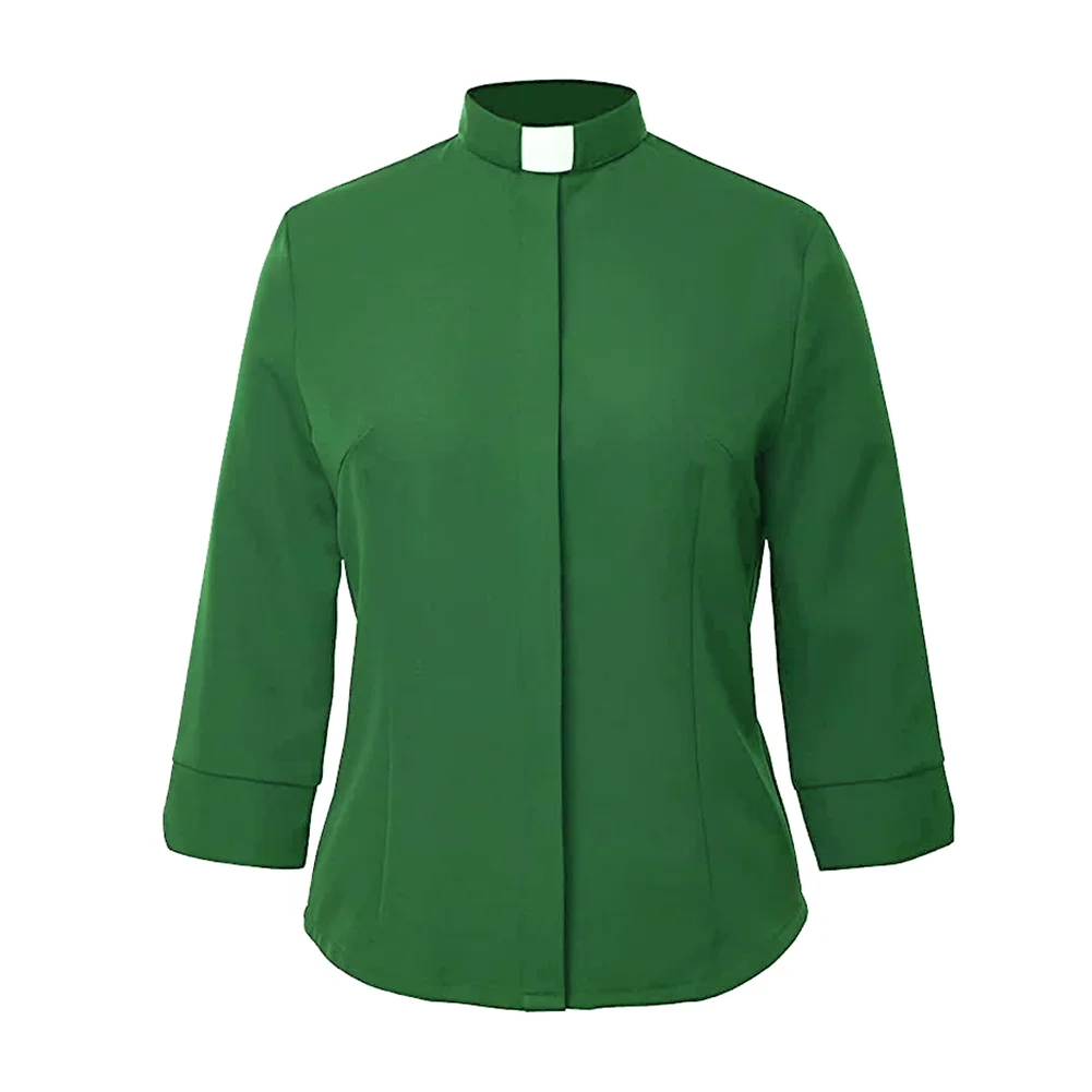 Green Clerical Collar