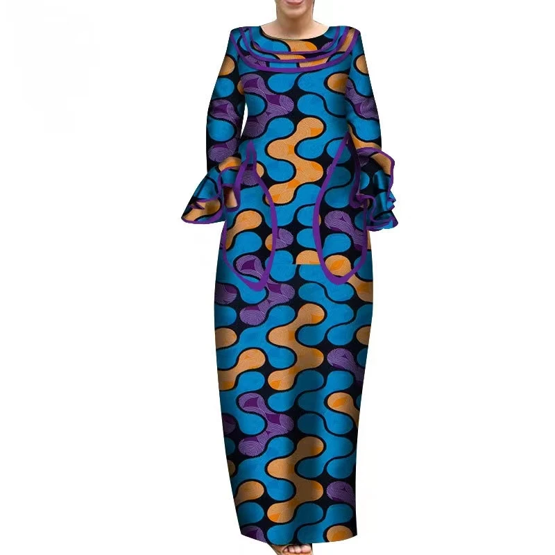 2022 African Long Dresses For Women Fashion Design Dashiki Africa ...