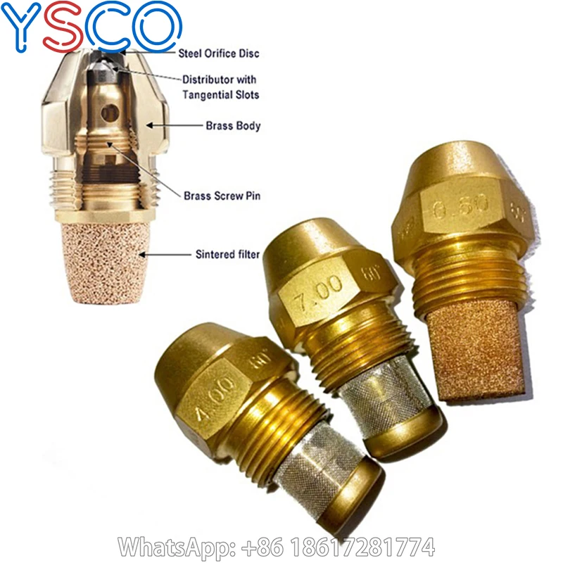 Oil Diesel Gas Fuel Burner Nozzle Boiler Combustion Danfoss 45 Degree ...