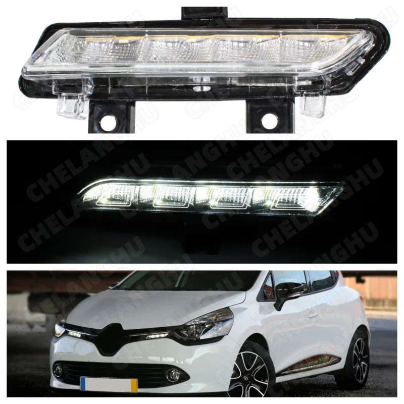 For Renault Clio 2012 2013 2014 2015 1Pc Left Side Daytime Running ...