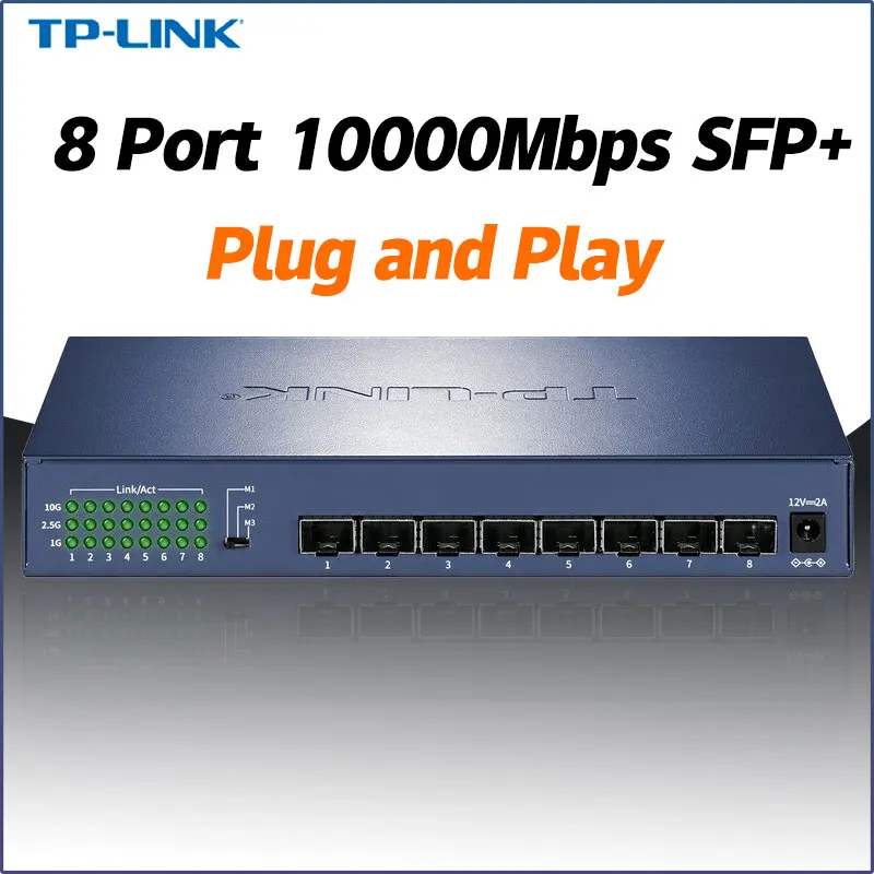 TP-LINK-All-Optical-Port-Switch-8-portas-SFP-10-Gigabit-Plug-and-Play ...