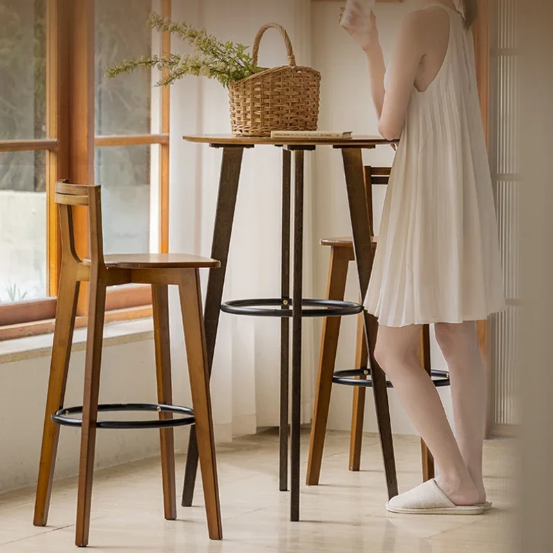Natural-Bamboo-Coffee-Table-High-Living-Room-Side-Table-Leisure-Milk ...