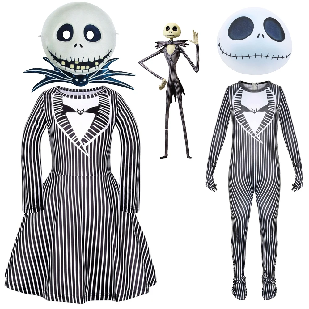 Jack Skellington Halloween Costume | Jack Nightmare Christmas Costume ...