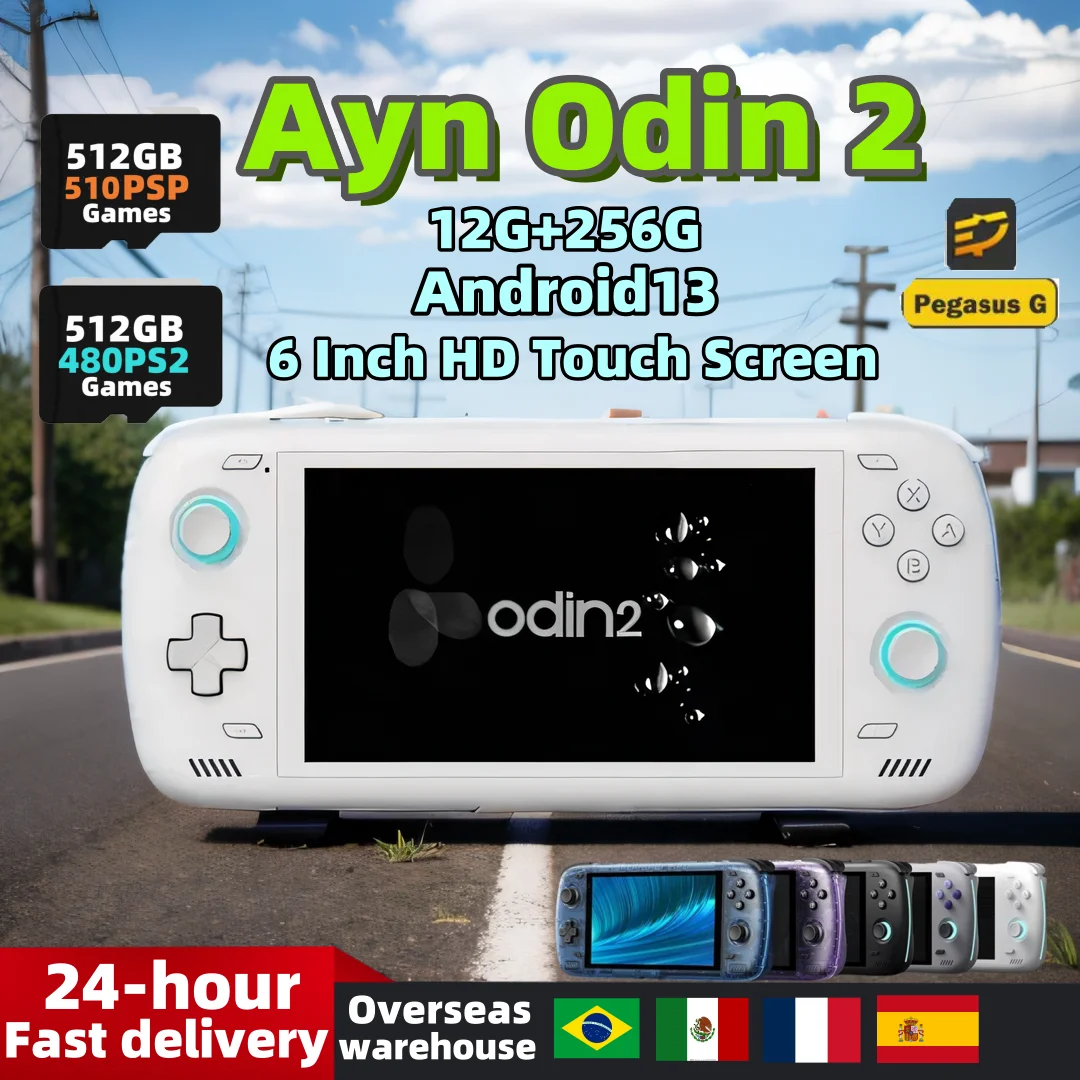Ayn-Odin-2-Pro-Handheld-Game-Console-Android-13-HD-Tela-de-Toque-IPS ...