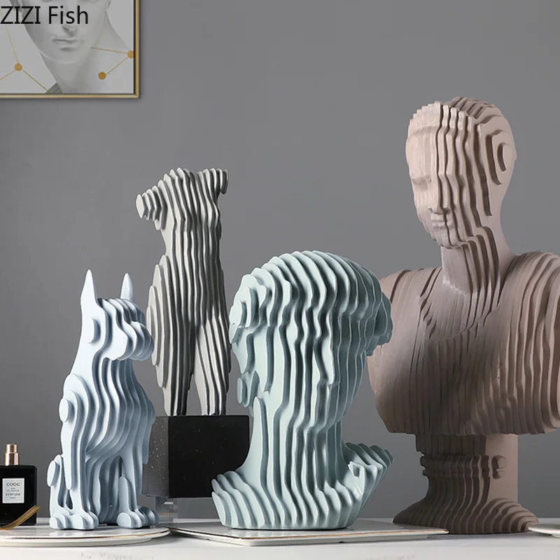 Origami-Art-Folds-Artwork-Bust-Figure-Sculpture-Minimalist-Character ...