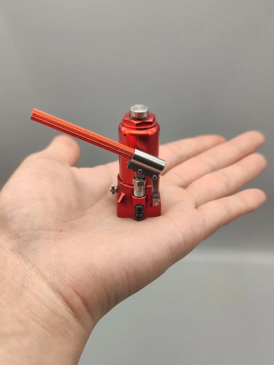 Mini Hydraulic Jack 1/10 Model Scene Props Boy Creative Gift EDC CAT ...