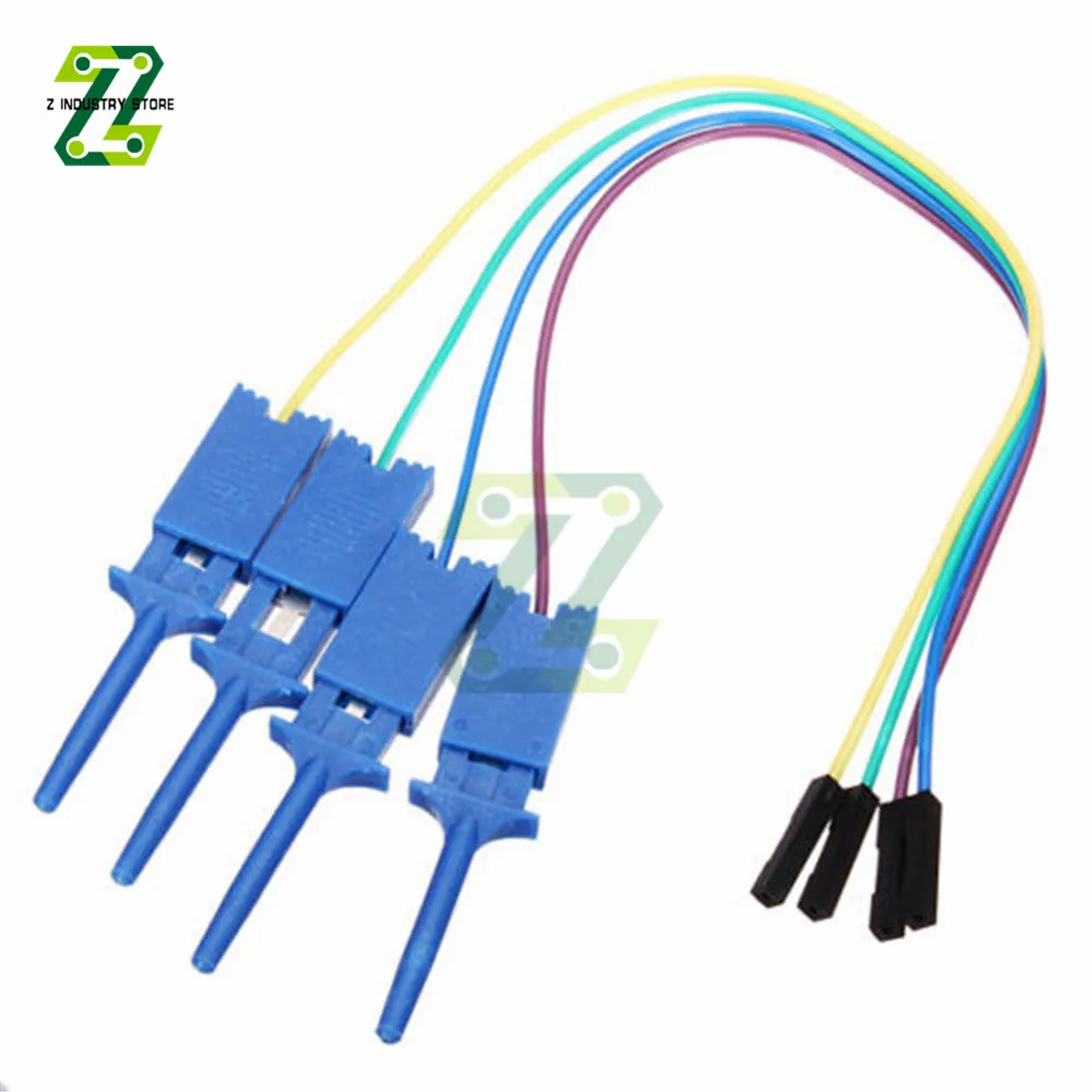 4pcs-230mm-High-Efficiency-Test-Hook-Clip-Logic-Analyzer-Cable-Gripper ...