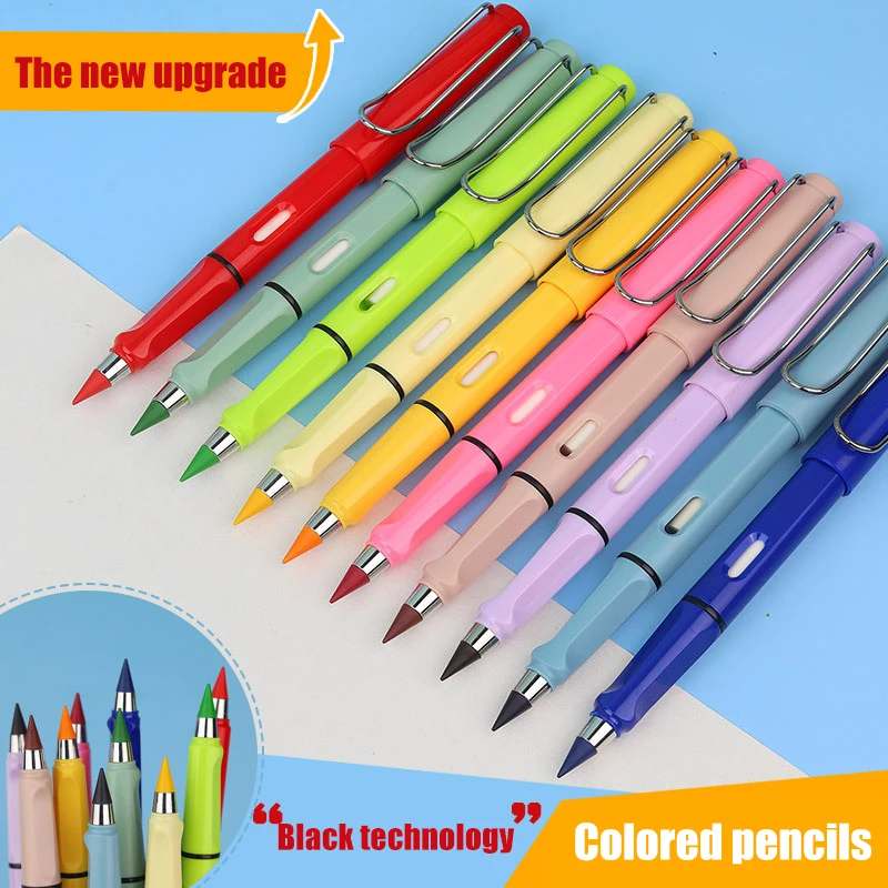12-Colors-Sketching-Colored-Pencil-Writing-For-Kids-Smooth-Cute-Pen ...
