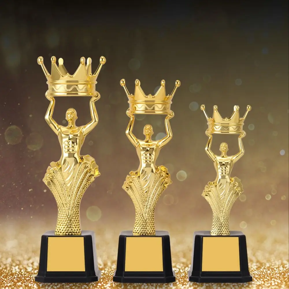 Troféu de Plástico Coroa de Ouro: Lembrança de Competição para Dança e ...