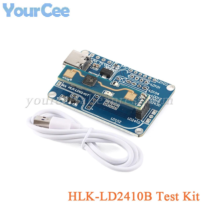 HLK-LD2410B Test Kit LD2410 24GHz 5V High Sensitivity Human Presence ...