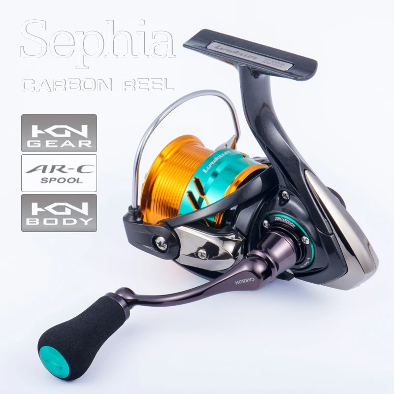 Original-Lurekiller-Carbon-Body-Spinning-Reel-Lure-Reel-Shallow-Spool ...