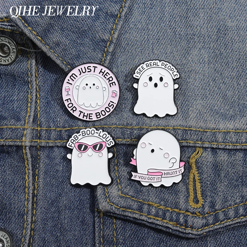 Cartoon-Sunglasses-Ghost-Boo-Enamel-Pins-I-m-a-Free-Spirit-This-is-Boo ...