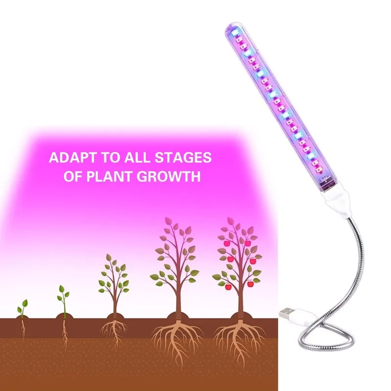10pcs-Indoor-Supplement-Light-Led-Growing-Light-Plant-Grow-Lamps ...