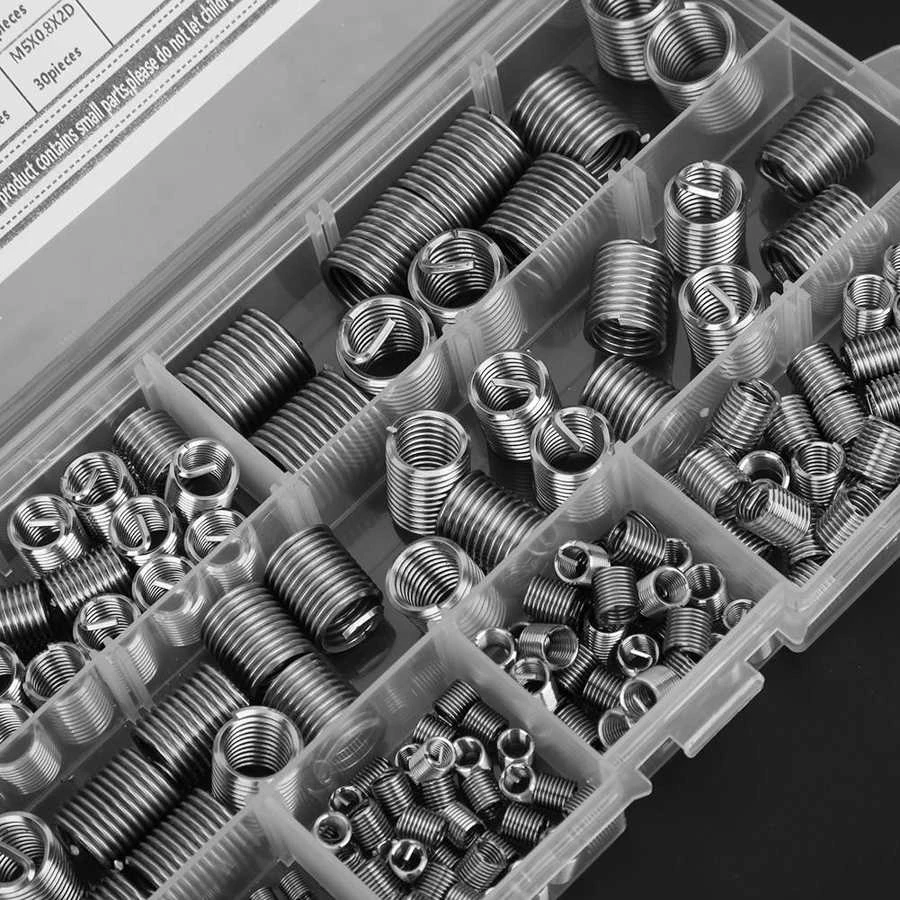 200pcs 304 Stainless Steel Thread Insert M3-m12 Inner Thread Insert ...
