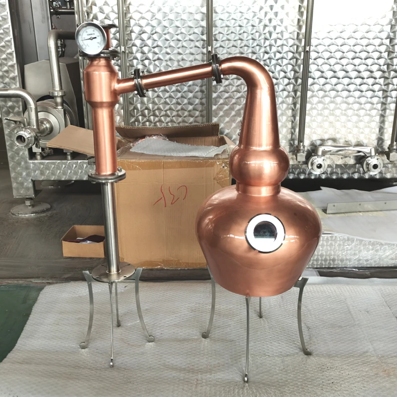 5-10L-Full-TP2-Red-Copper-Pot-Distiller-Whisky-Brandy-Distillation ...