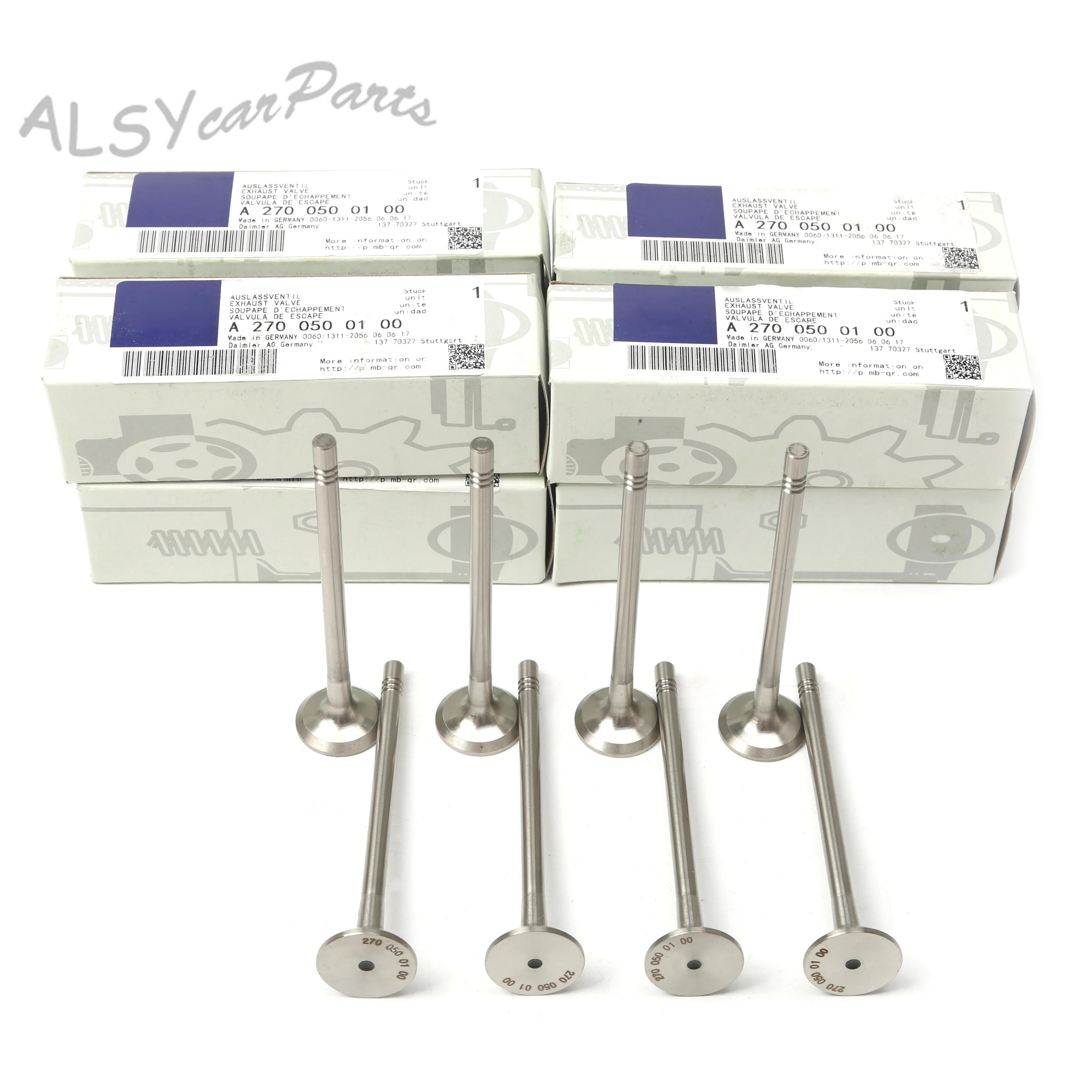 Car-8PCS-Exhaust-Valves-Set-2700500100-For-Mercedes-Benz-A-220-4-matic ...
