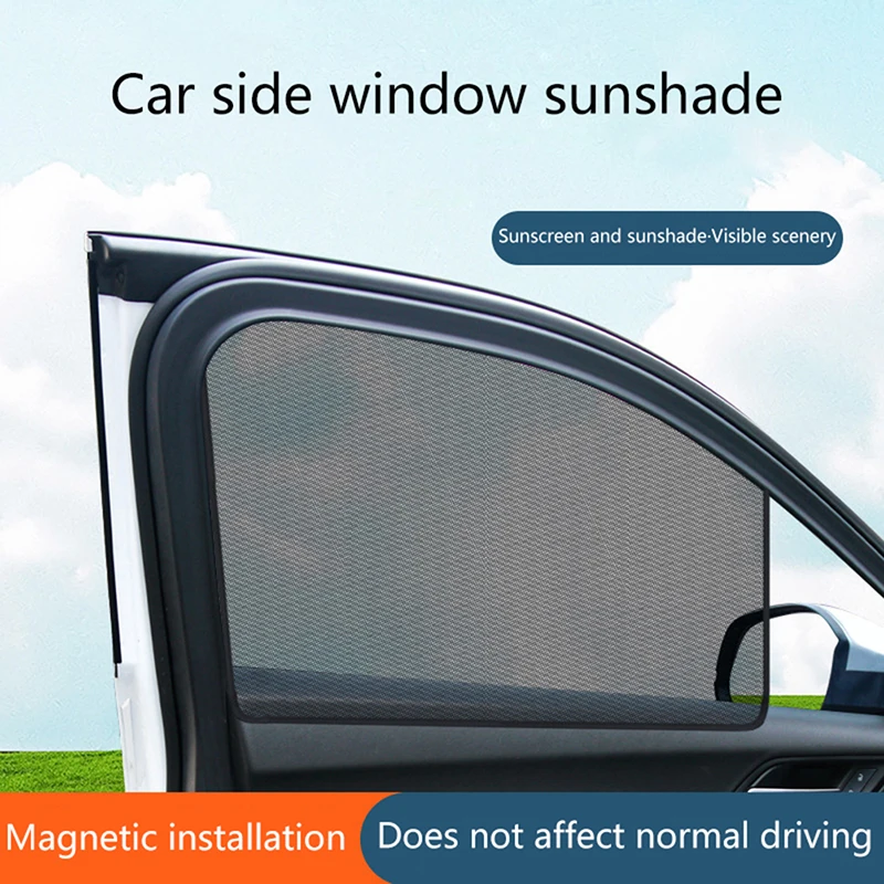 Magnetic Car Sun Shade UV Protection Car Curtain Car Window Sunshade ...