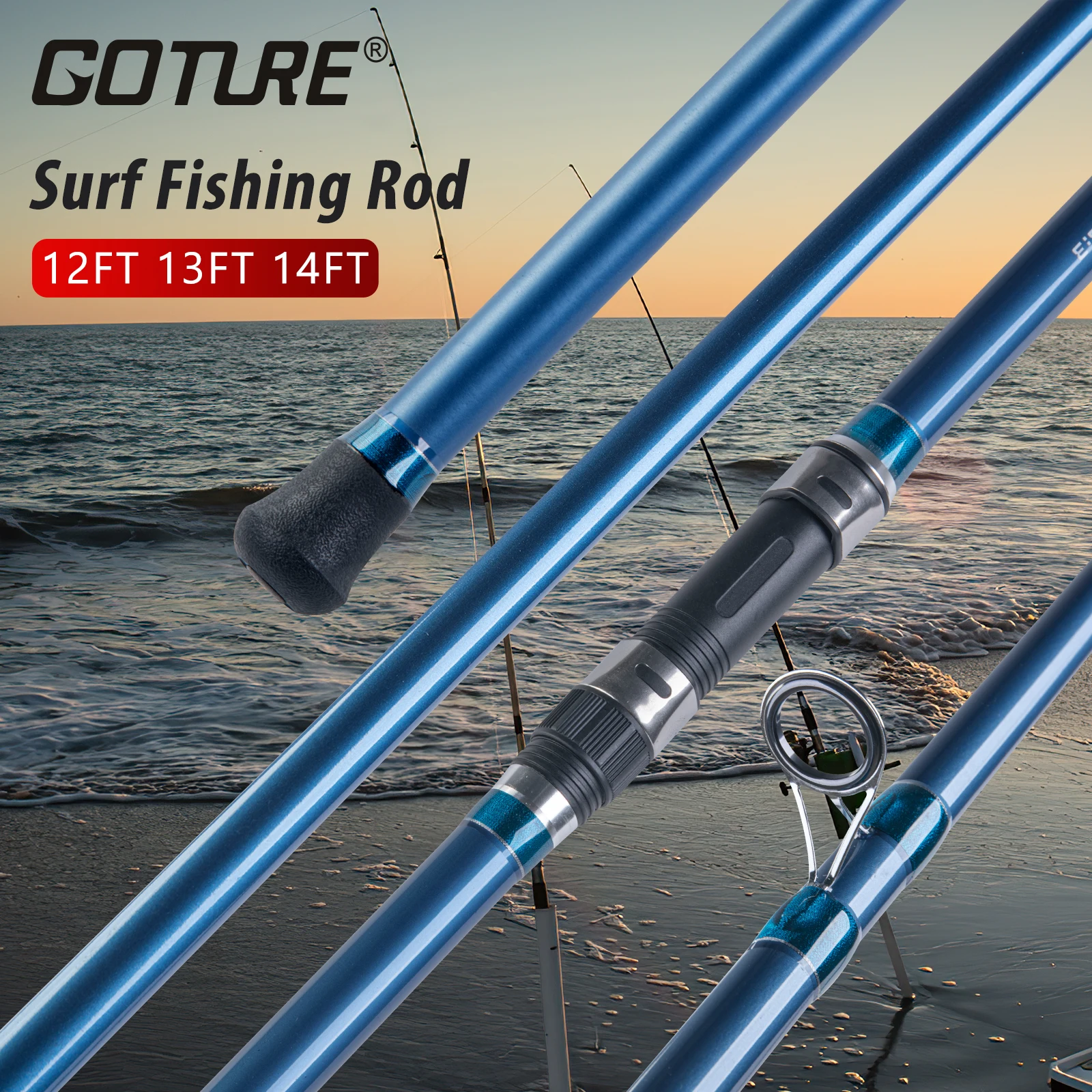 Goture-QUESTER-Surf-Fishing-Rod-3-6M-3-9M-4-2M-3-Section-Long-Casting ...