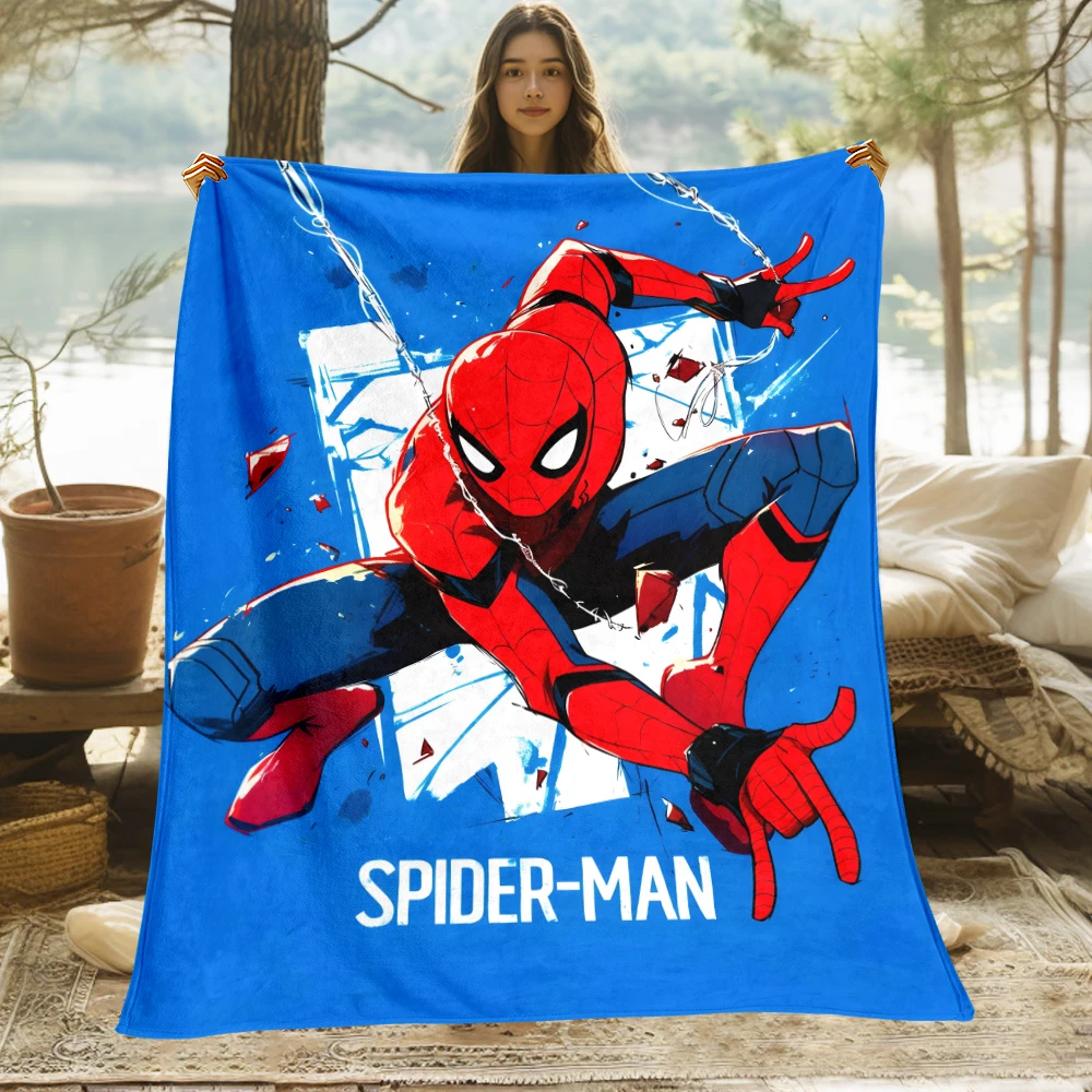 Marvel-Spider-Man-HD-Printed-Blanket-Lightweight-Flannel-Throw-for-Bed ...