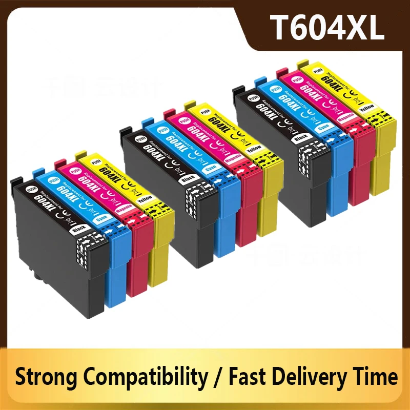 Europe-T604-604-604XL-T604XL-Ink-Cartridge-For-Epson-XP-2200-2205-3200 ...