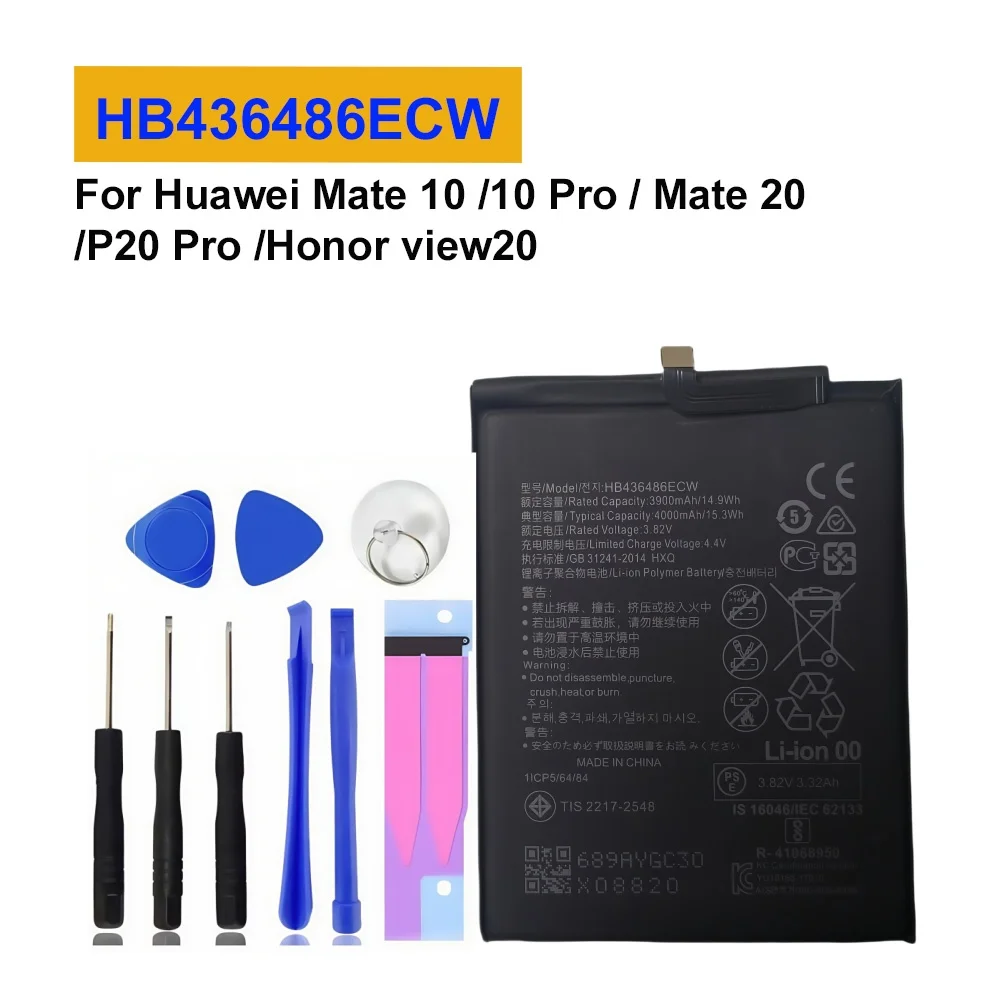 For Huawei Mate 10/10 Pro Mate 20 P20Pro Honor View20 HB436486ECW ...